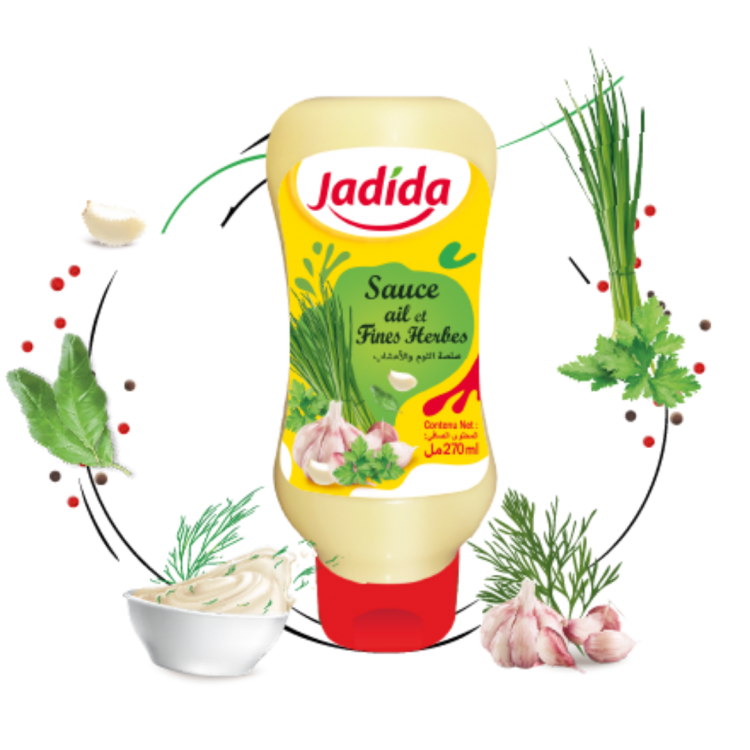 Sauce ail et fines herbes Jadida